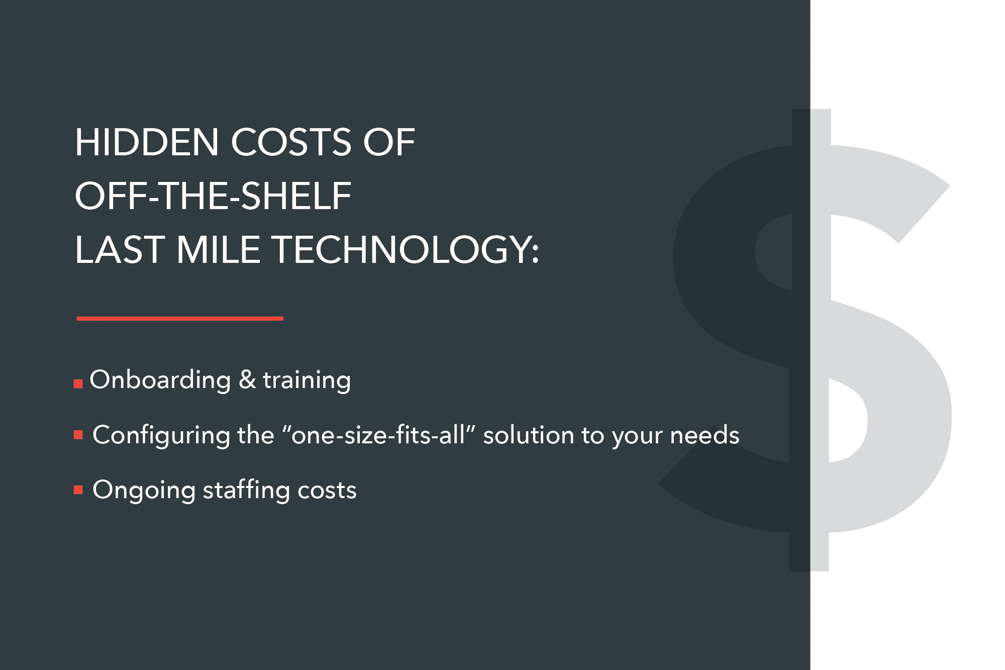 Cost Savings with Last Mile Technology - FIDELITONE